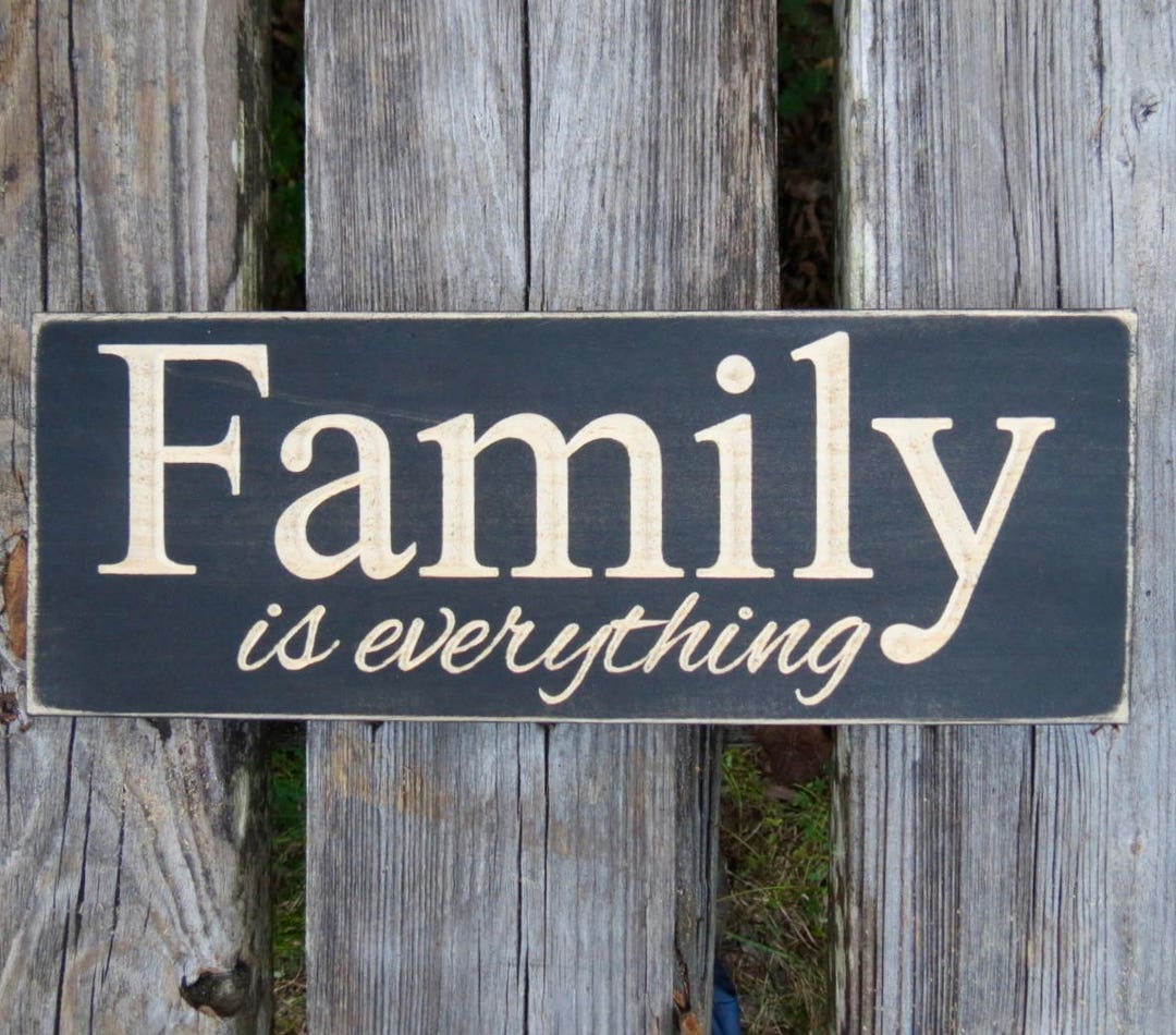 Family Sign,family is Everything Sign,wood Sign,housewarming Gift ...