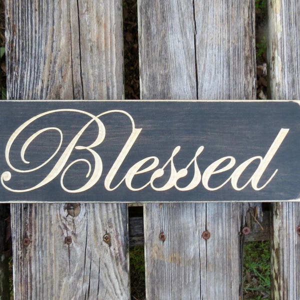 Blessed Sign - Etsy