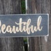 Life is Beautiful Sign, Life is Beautiful, Wood Sign, Home Decor ...
