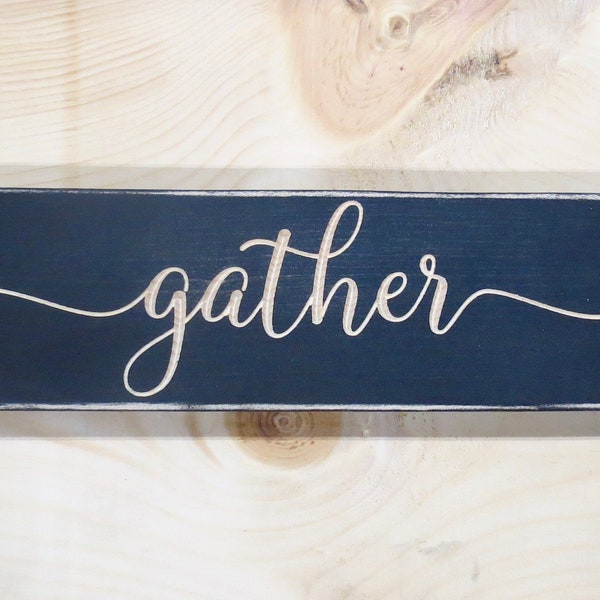 Gather Sign - Etsy