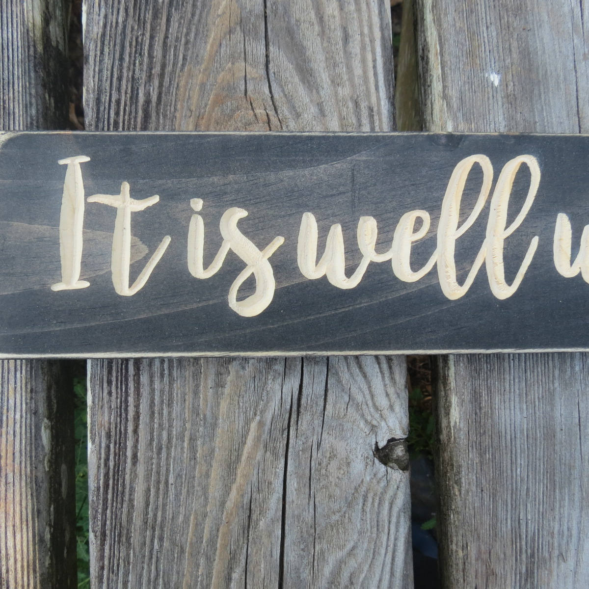 It is Well With My Soul Sign It is Well Wood Sign Well With | Etsy