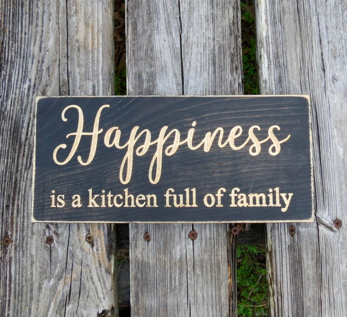 Kitchen Signkitchen Decorkitchen Signsfarmhouse Decorwood - Etsy