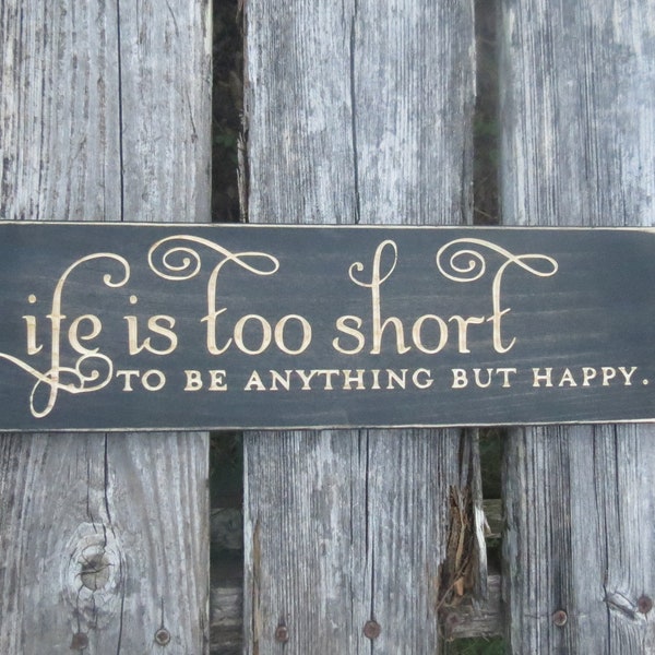 Life is Too Short - Etsy