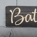 Bath Sign, Bathroom Sign, Bathroom Decor, Wood Sign, Bathroom Wall ...