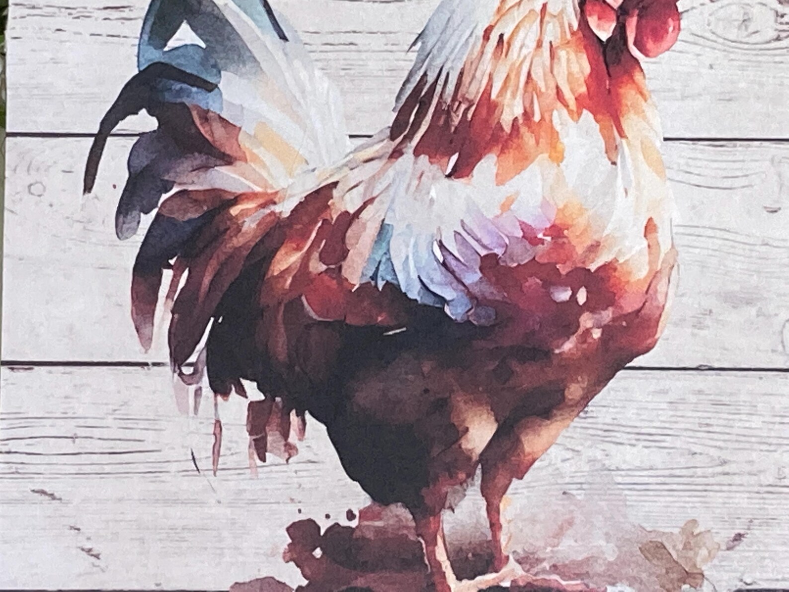 Rooster Wood Wall Art, Farmhouse Chicken Decor - Etsy
