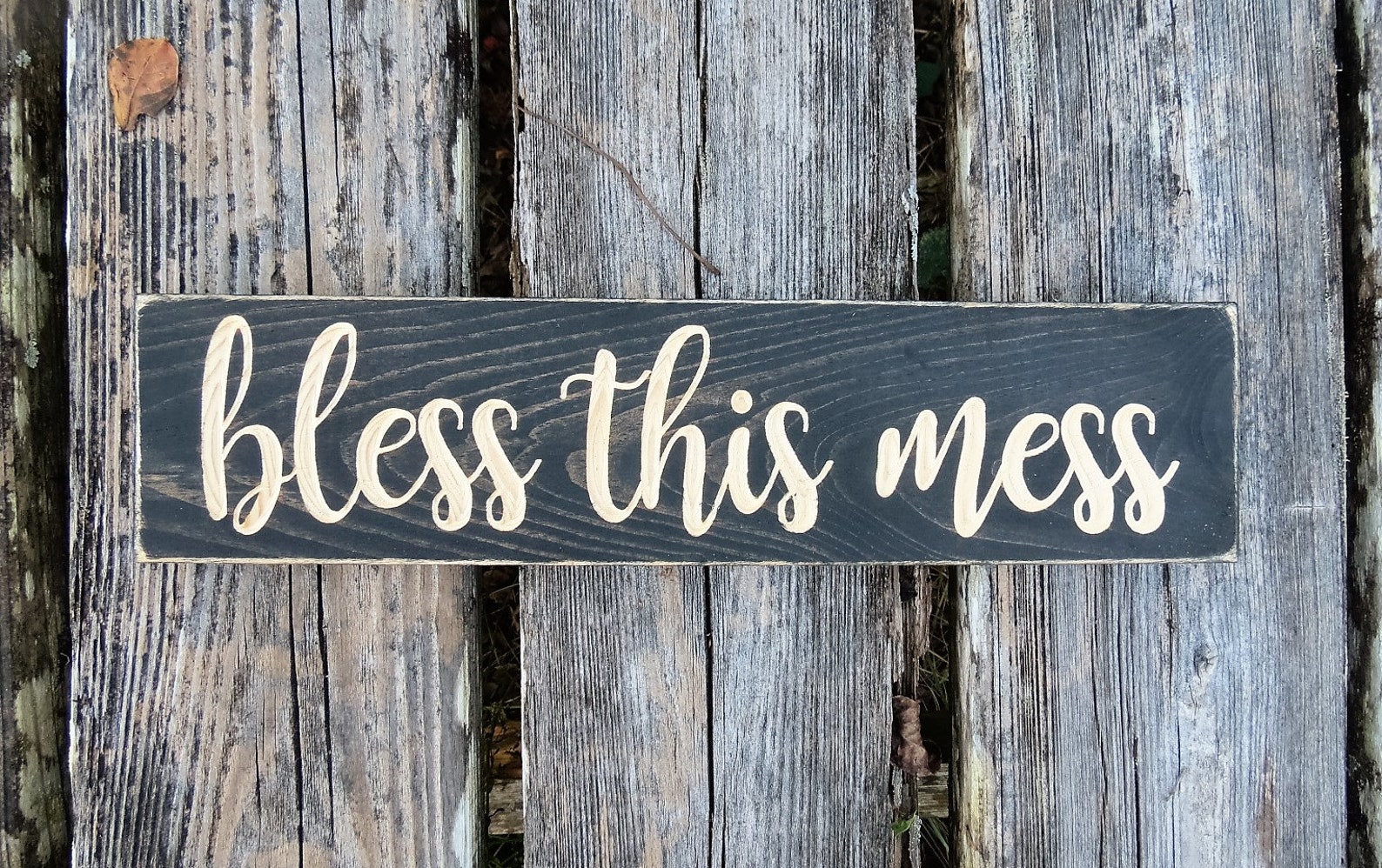 Bless This Mess Sign Bless This Mess Home Decor Farmhouse - Etsy