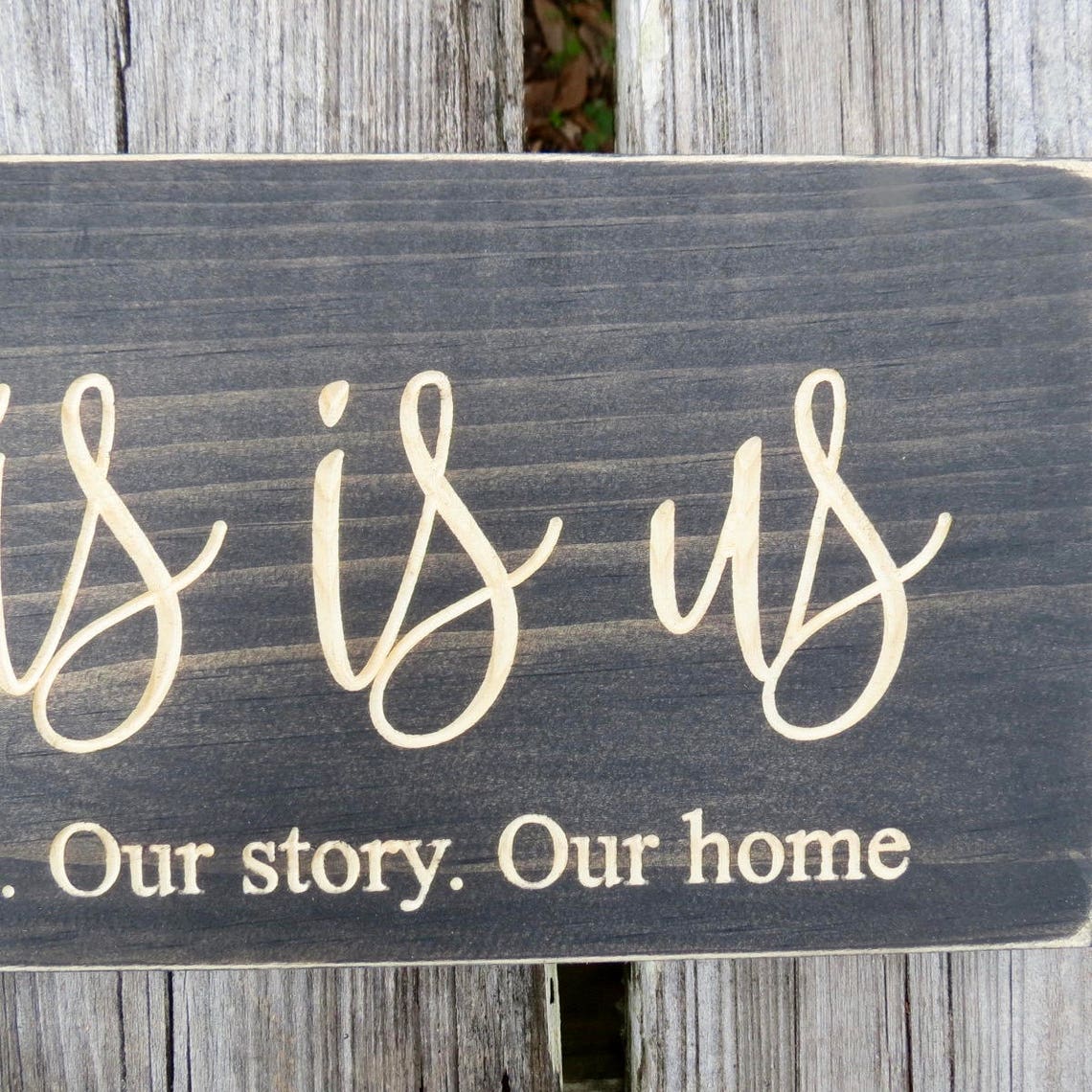 This is us sign this is us farmhouse decor i love us sign | Etsy
