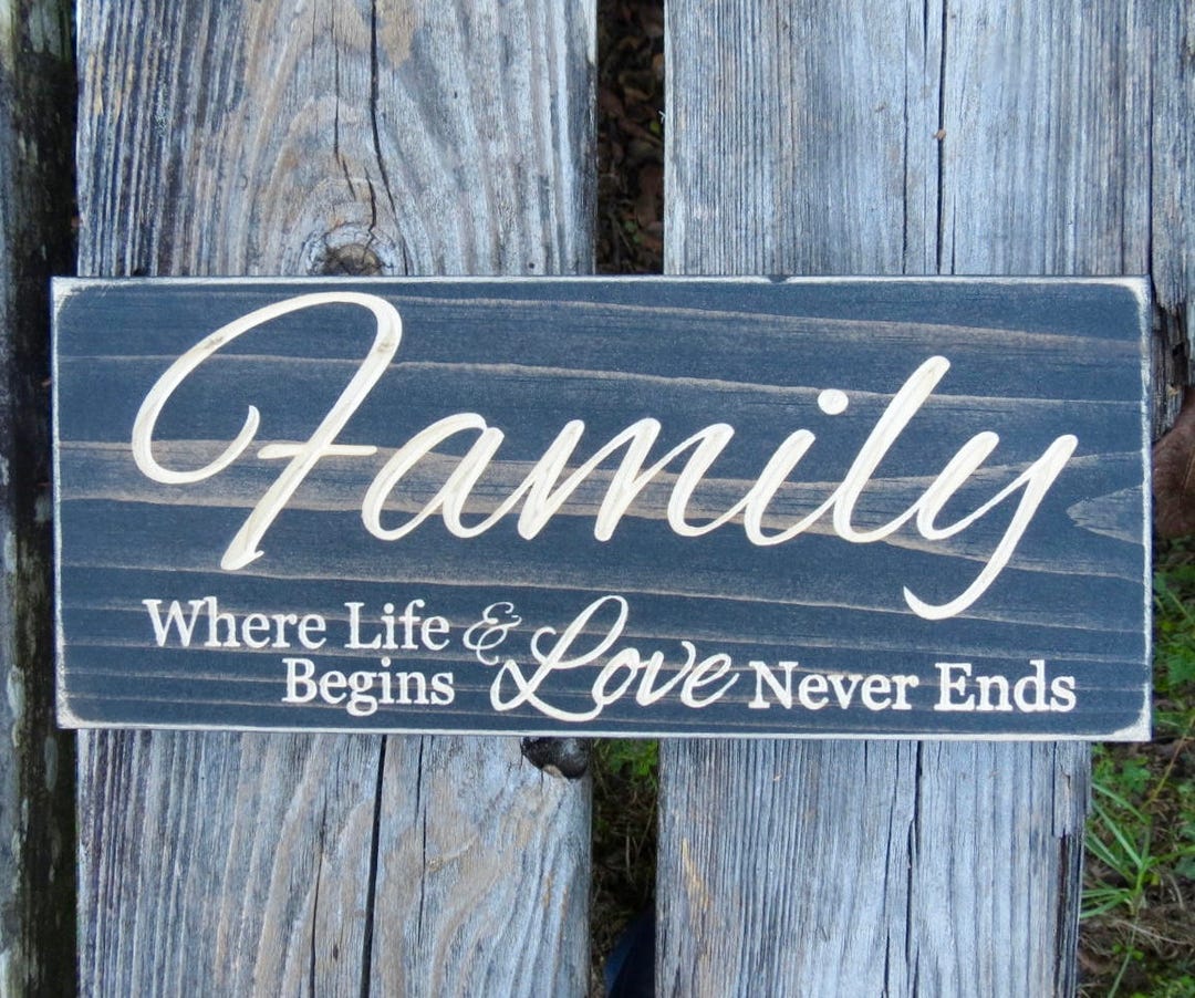 Family Sign,wood Sign,housewarming Gift,wedding Gift,rustic Family Sign ...