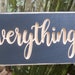 Everything's Gonna Be Alright Lightly Distressed Wood Sign - Etsy