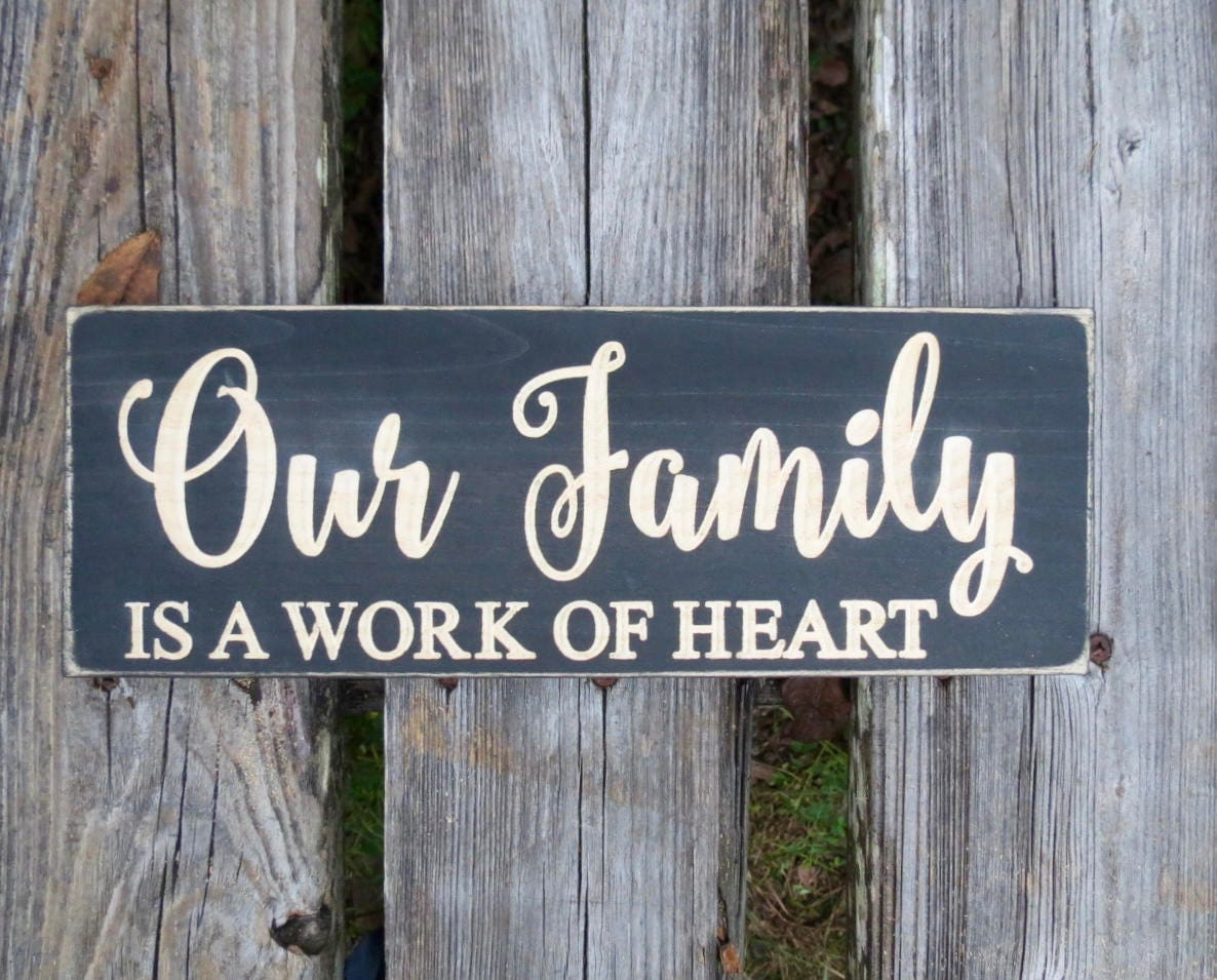 Our family signfamily signfamily signhome decorwood | Etsy
