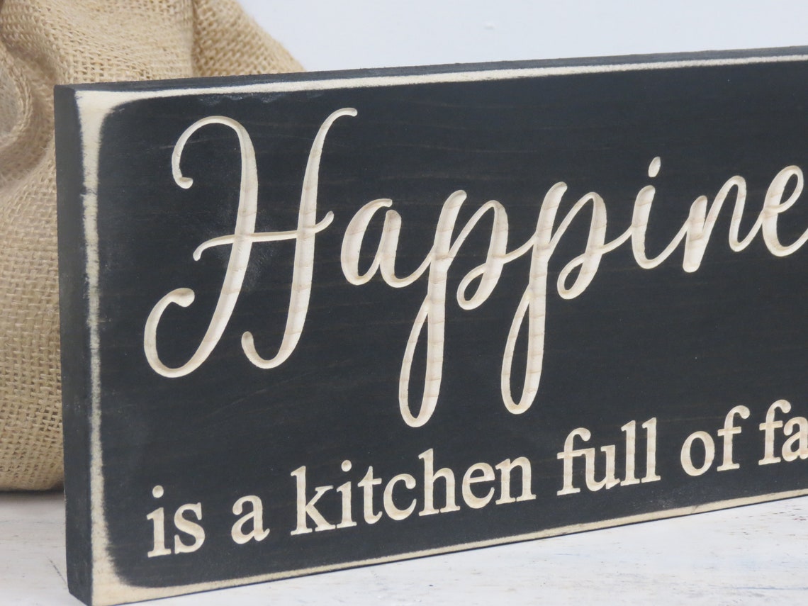 Kitchen Signkitchen Decorkitchen Signsfarmhouse Decorwood - Etsy