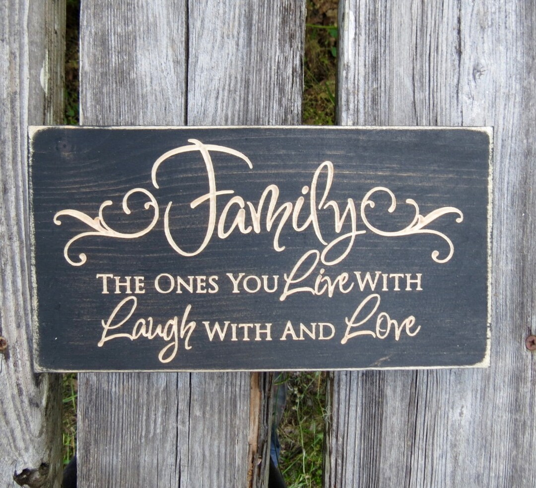 Family Sign,housewarming Gift,wedding Gift,wood Sign,family,wooden ...