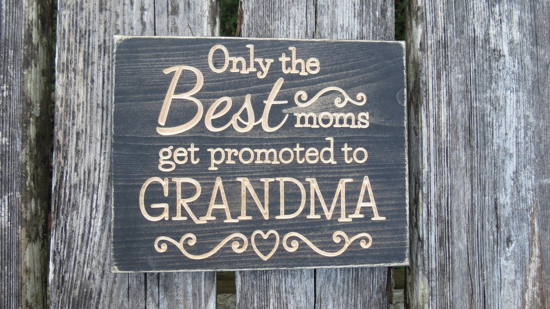 Gift for New Grandma Wood Sign - Etsy
