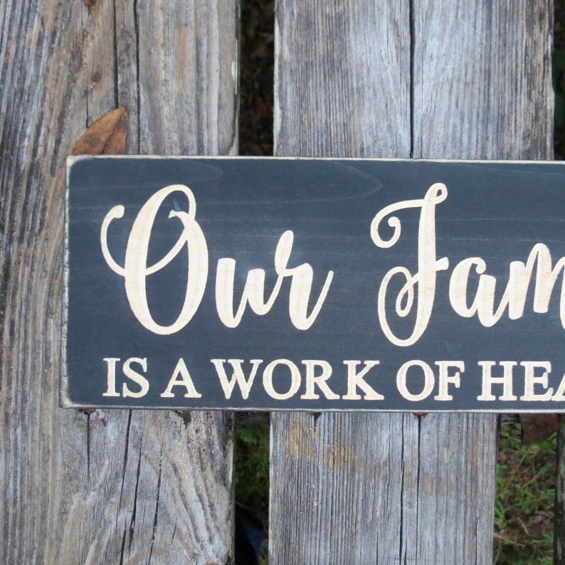 Our Family Signfamily Signfamily Signhome Decorwood - Etsy