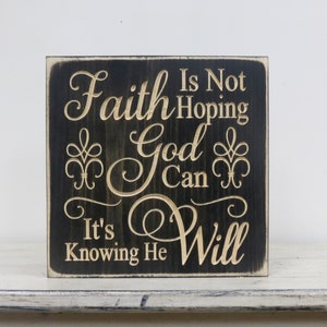 Faith Sign,faith,wood Sign,inspirational Sign,wooden Sign,home Decor ...