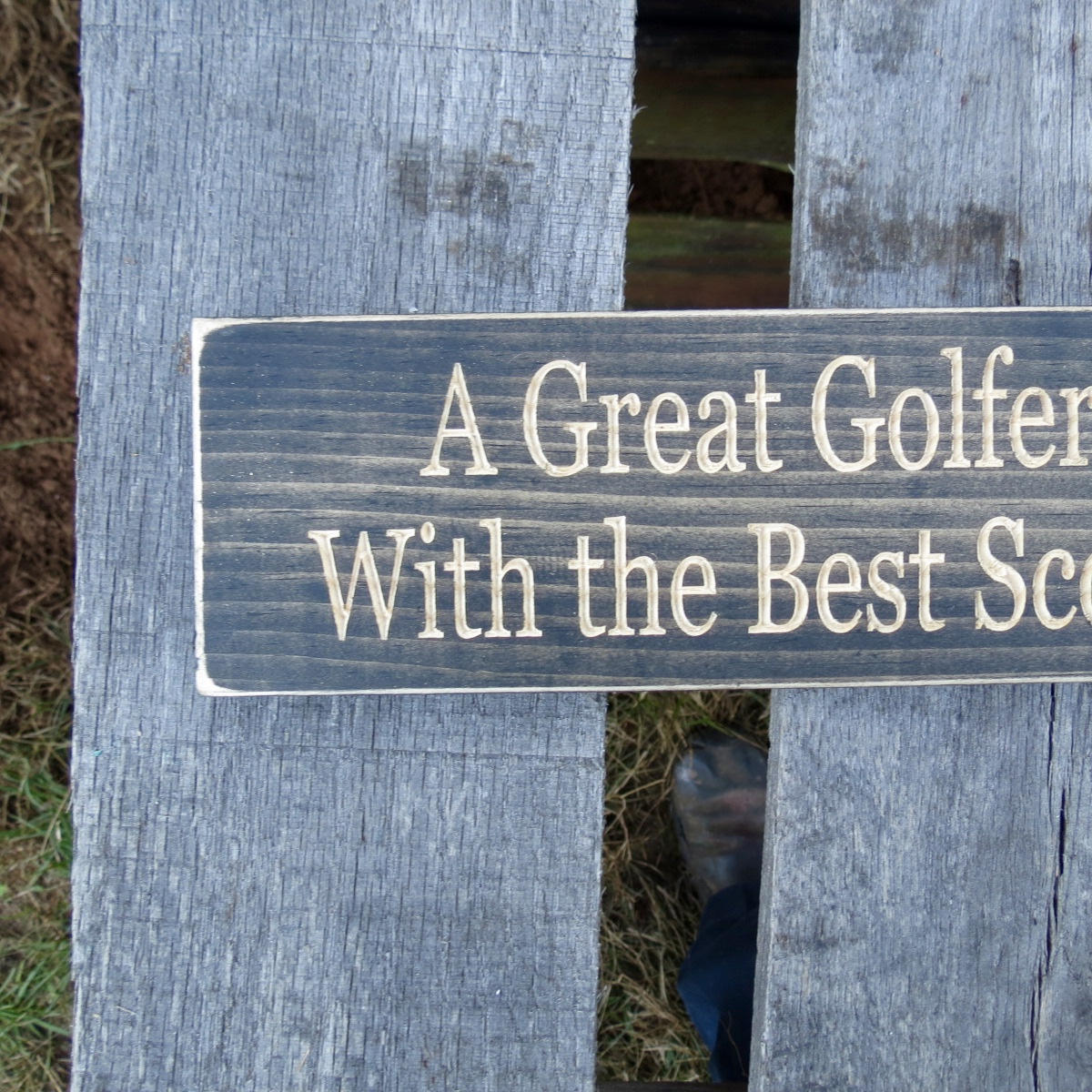 A Great Golfer Lives Here With the Best Score of His Life Sign, Golfer ...