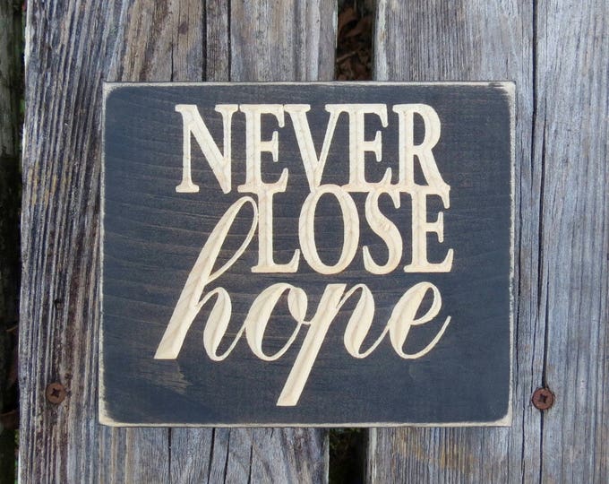 Hope Charlie Script Wood Sign Wood Sign Art, Wooden Sign, Laser Cut ...