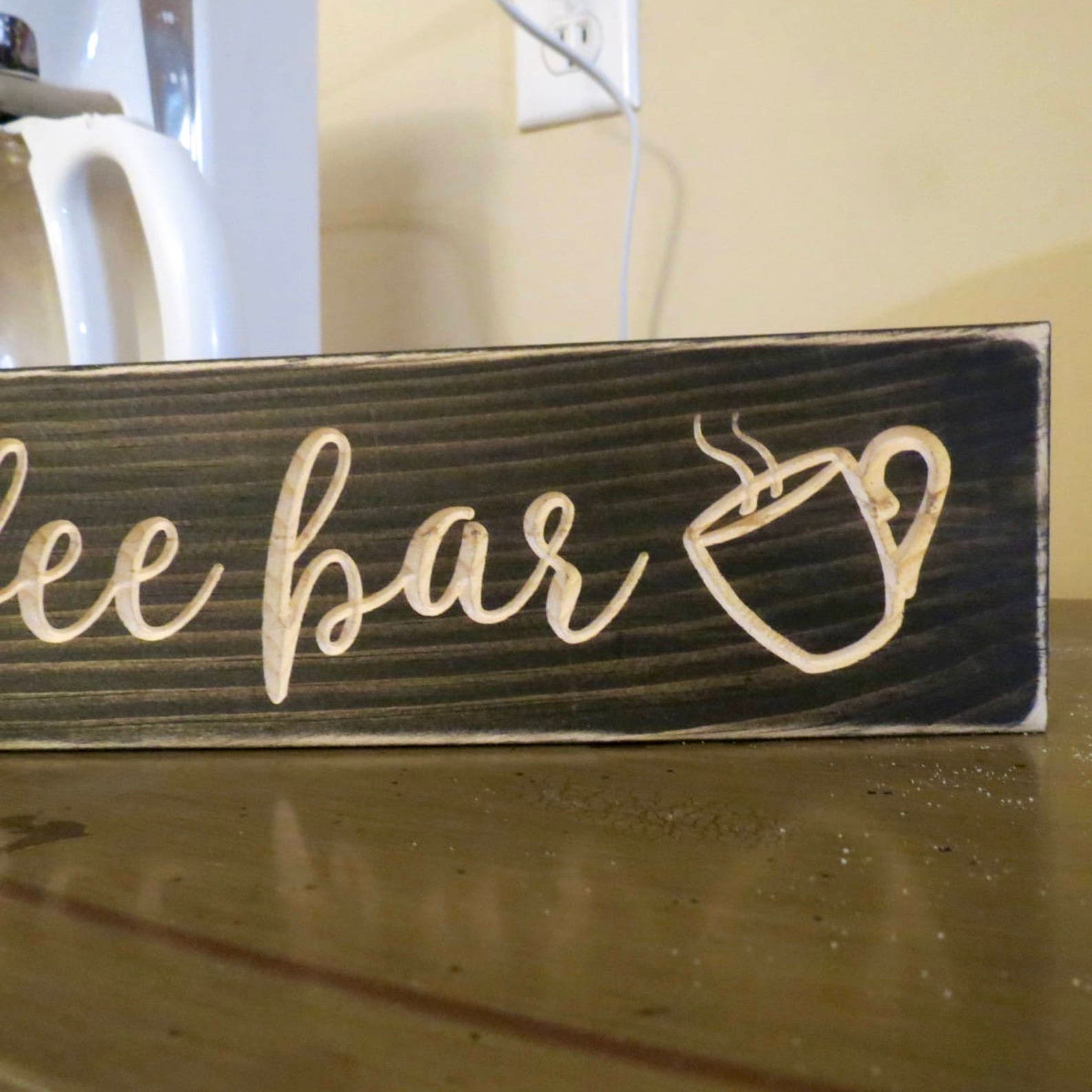 Coffee Bar Sign Kitchen Wall Decor Home and Living Home - Etsy