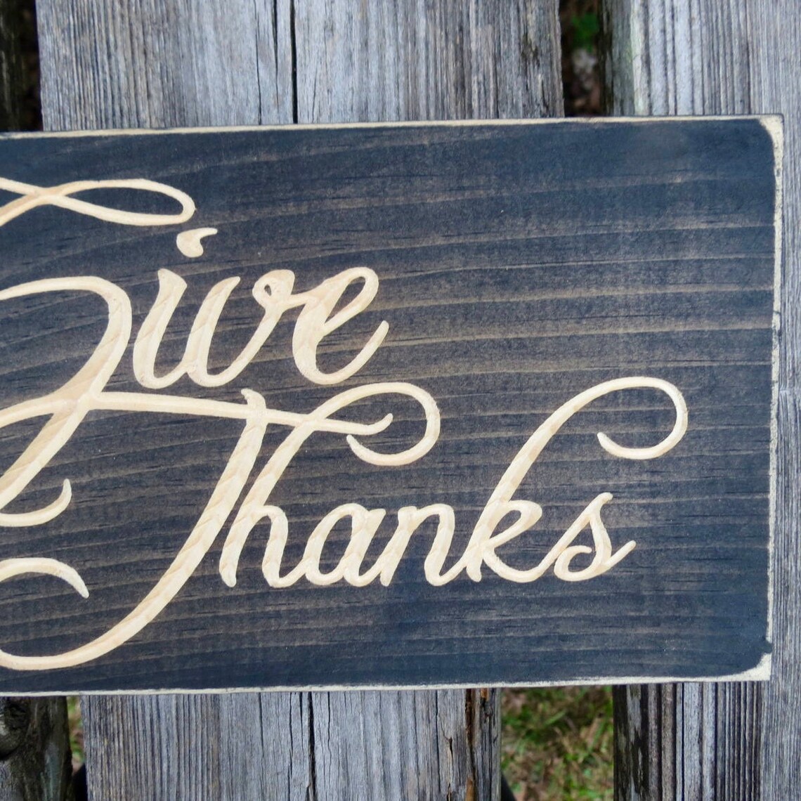 Give Thanks Sign,give Thanks,thanksgiving Decor,fall Decor,thanksgiving ...
