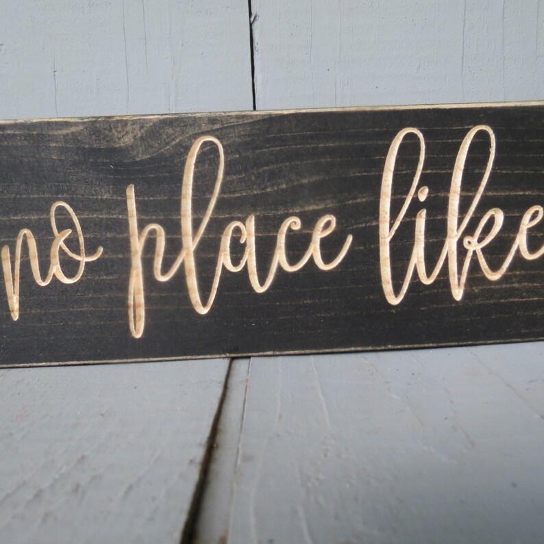 There's no place like home sign there's no place no | Etsy