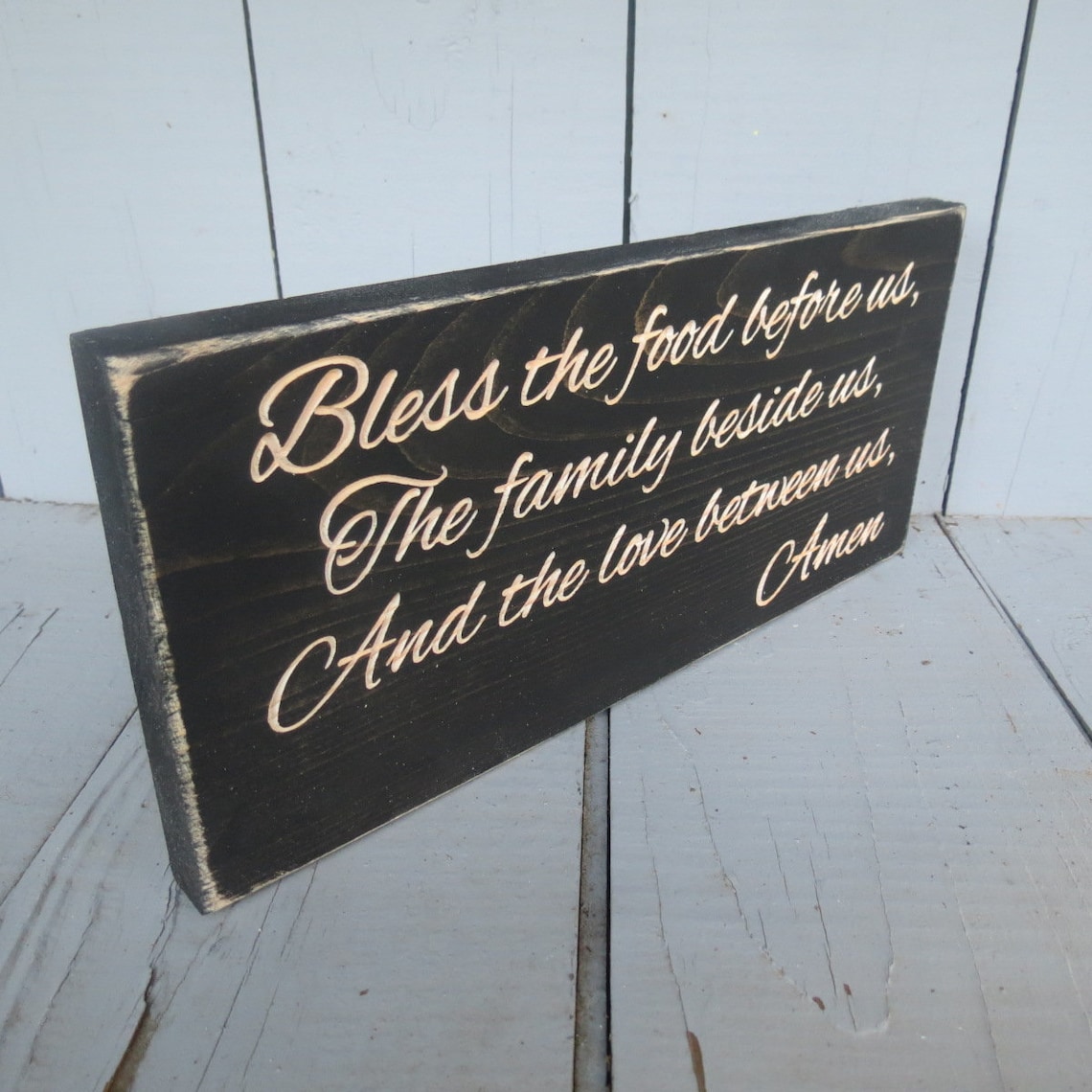 Bless the Food Sign Bless the Food Prayer Sign Dining Room - Etsy