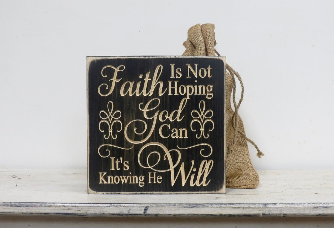 Faith Sign,faith,wood Sign,inspirational Sign,wooden Sign,home Decor ...