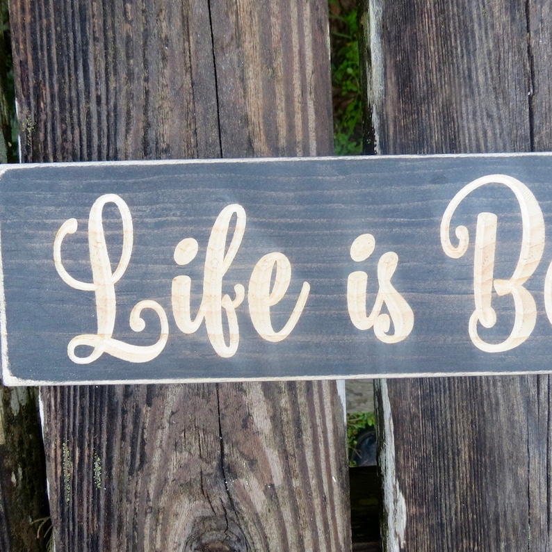 Life is Beautiful Sign, Life is Beautiful, Wood Sign, Home Decor ...