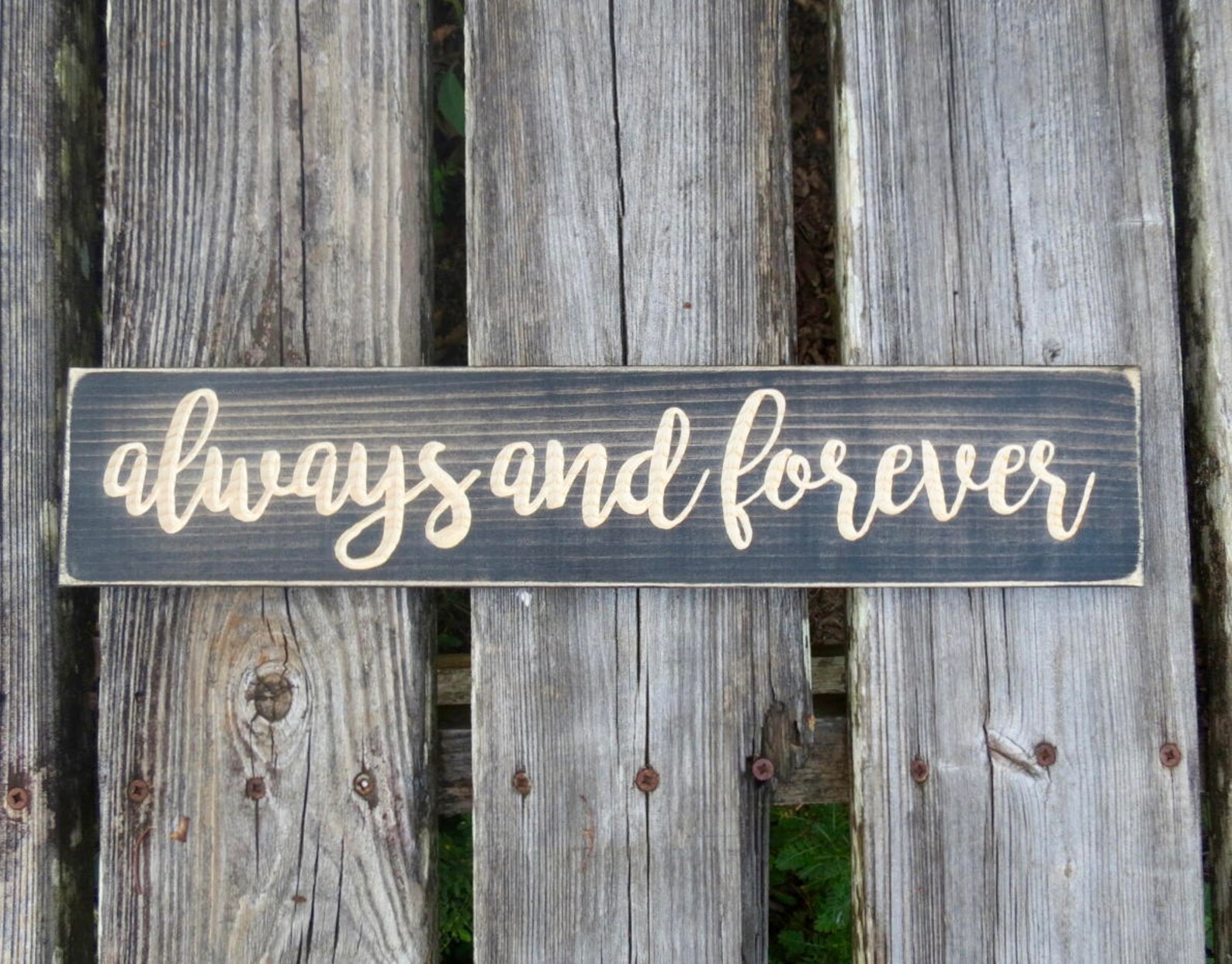 Always and Forever Sign, Always and Forever, Wedding Gift, Wedding Sign ...