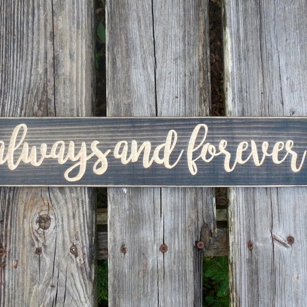 You Will Forever Be My Always Sign - Etsy