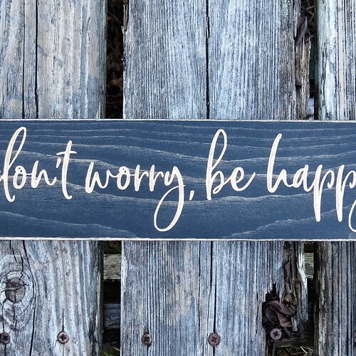 Happy Sign Be Happy Choose Happy Wood Sign Inspirational | Etsy
