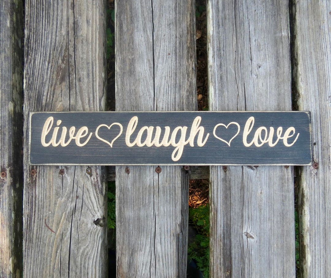 Live Laugh Love Sign, Live Laugh Love, Home Decor,love Sign, Wall Decor ...