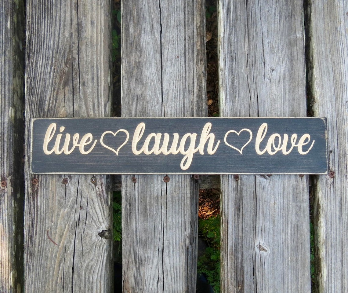 Live Laugh Love Sign Live Laugh Love Home Decorlove Sign - Etsy