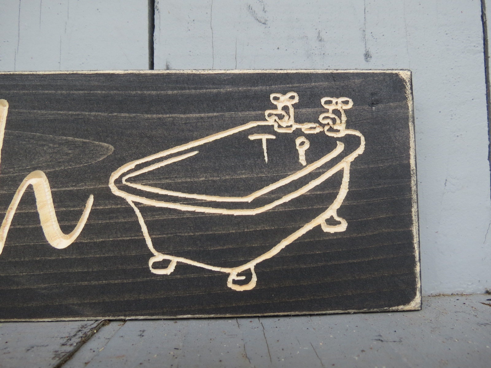 Bath Sign Bathroom Sign Bathroom Decor Wood Sign Bathroom - Etsy