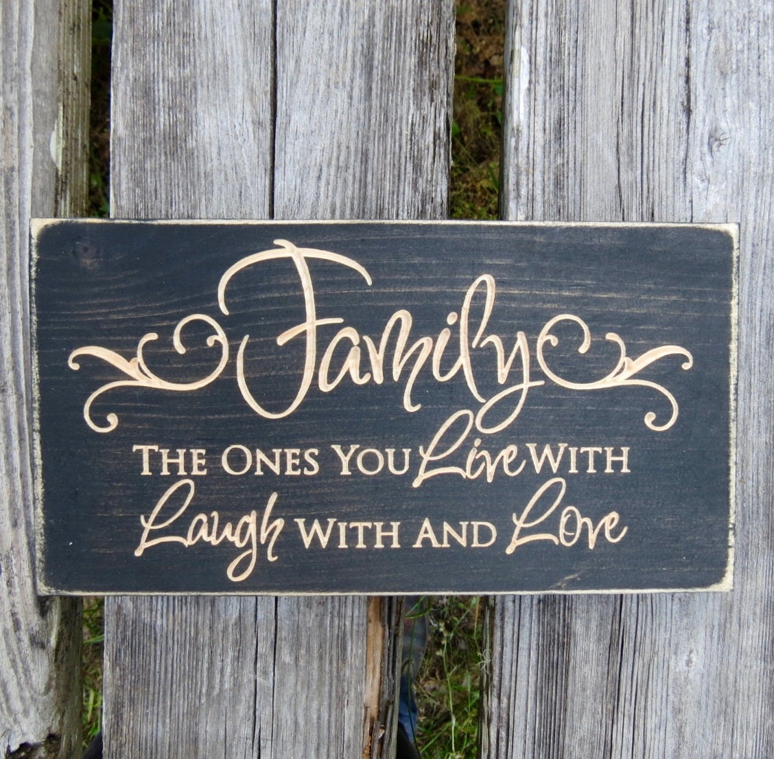 Family signhousewarming giftwedding giftwood | Etsy