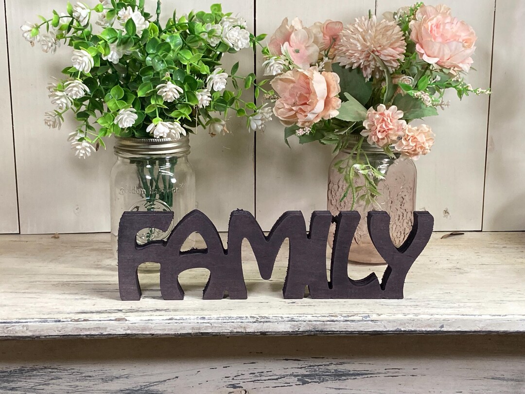 Wood Family Sign-family Sign Decor-family Sign for Wall-family Wood ...