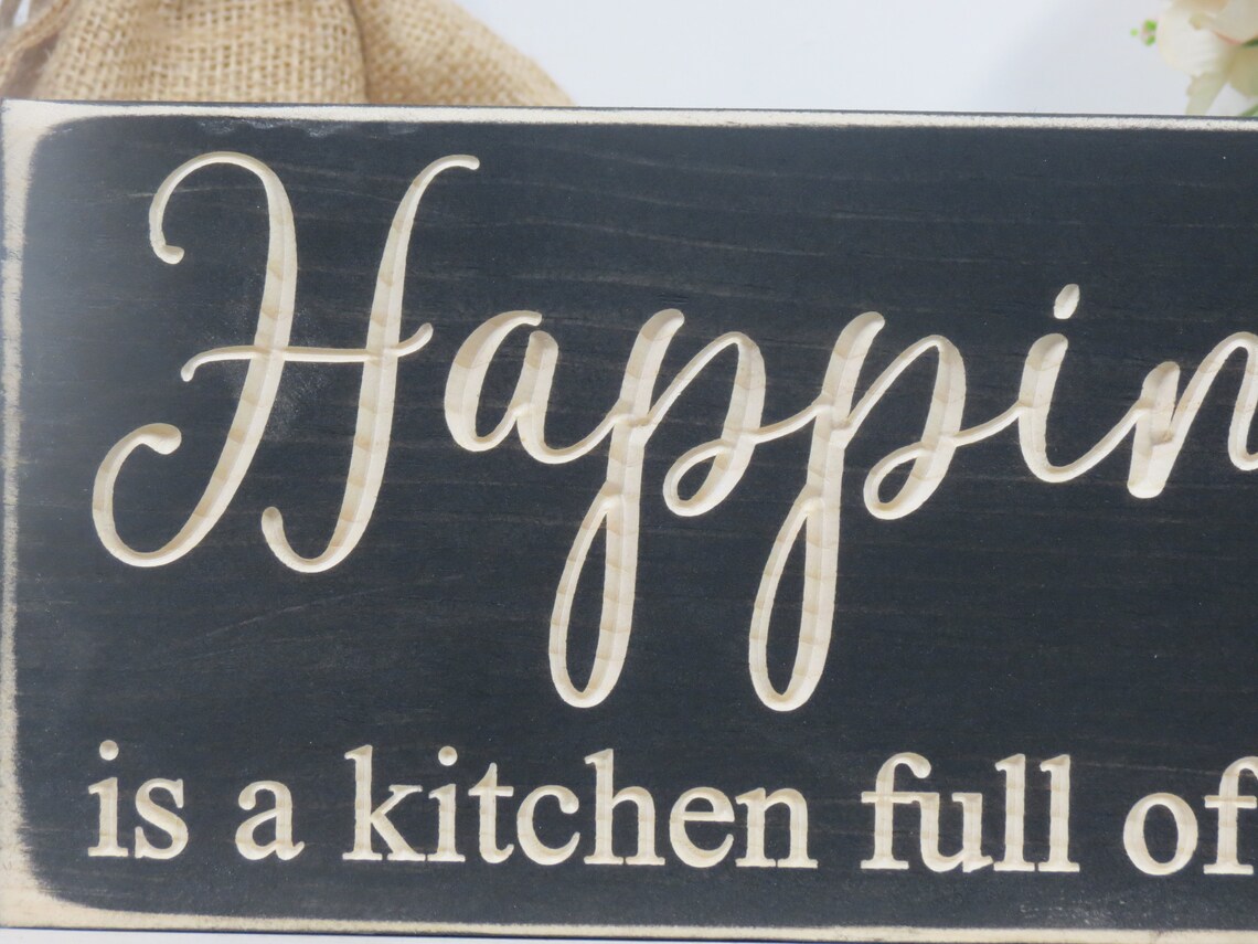 Kitchen Signkitchen Decorkitchen Signsfarmhouse Decorwood - Etsy