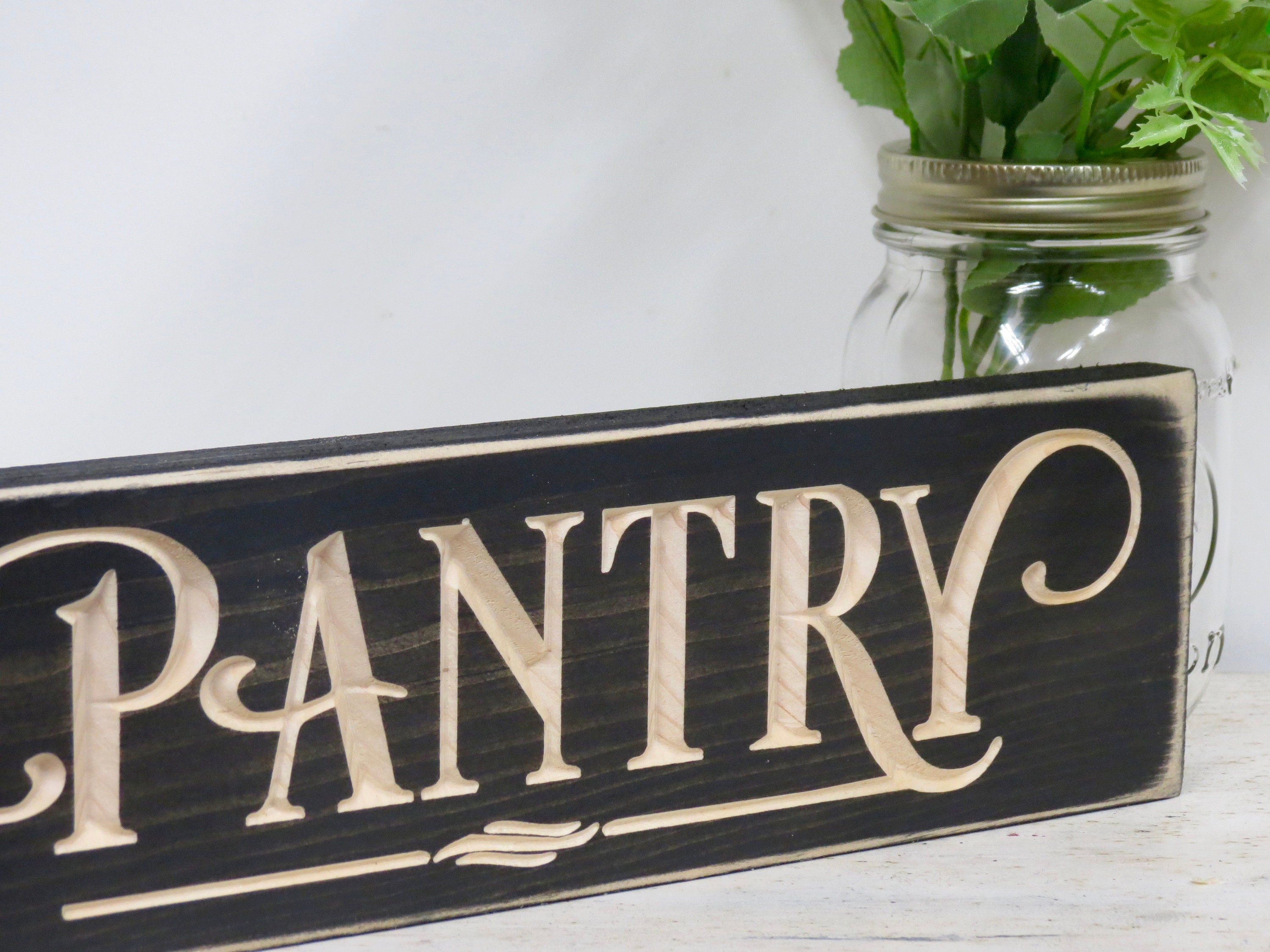 Pantry Sign Kitchen Sign Wood Pantry Sign Pantry Decor | Etsy