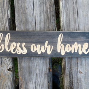 Bless Our Home Sign,bless Our Home,housewarming Gift, Home Decor, Wood ...