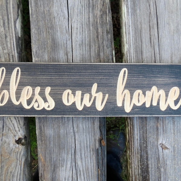 Bless This Home Sign - Etsy
