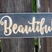 Life is Beautiful Sign, Life is Beautiful, Wood Sign, Home Decor ...