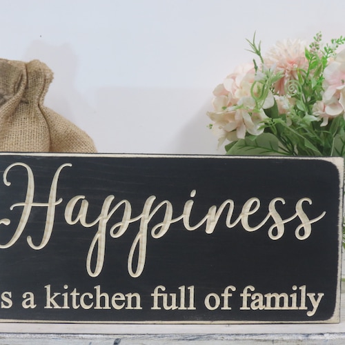 Kitchen Sign Rustic Farmhouse . Distinctive Kitchen Wall - Etsy
