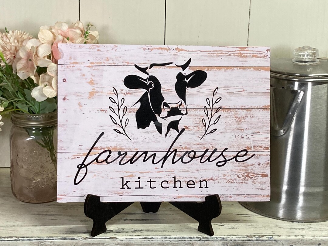 Farmhouse Kitchen Wall Hanging Wood Sign, Decorative Signs for Kitchen ...