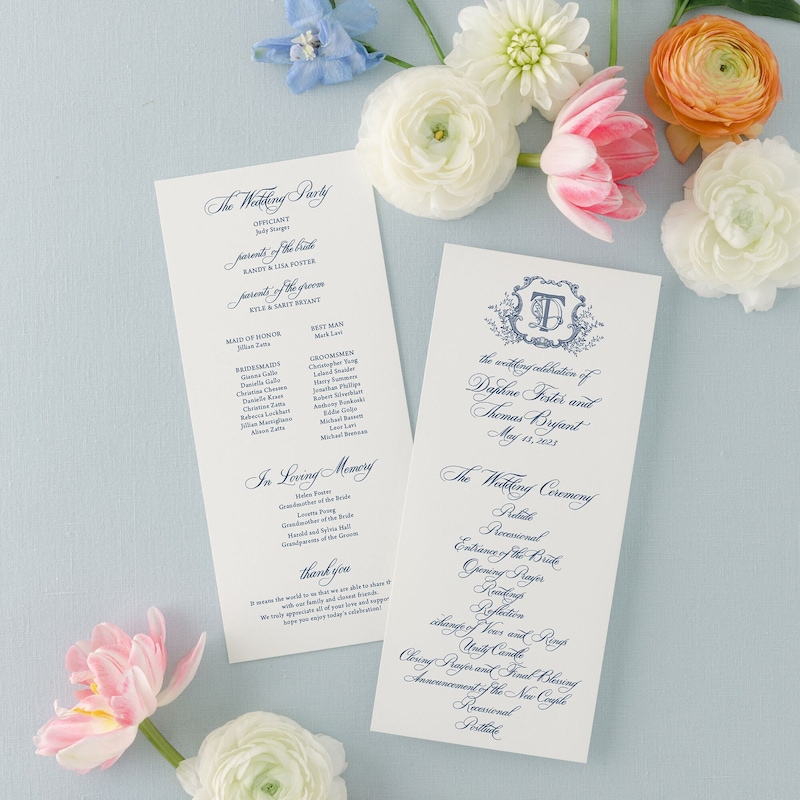 Wedding Program - Etsy