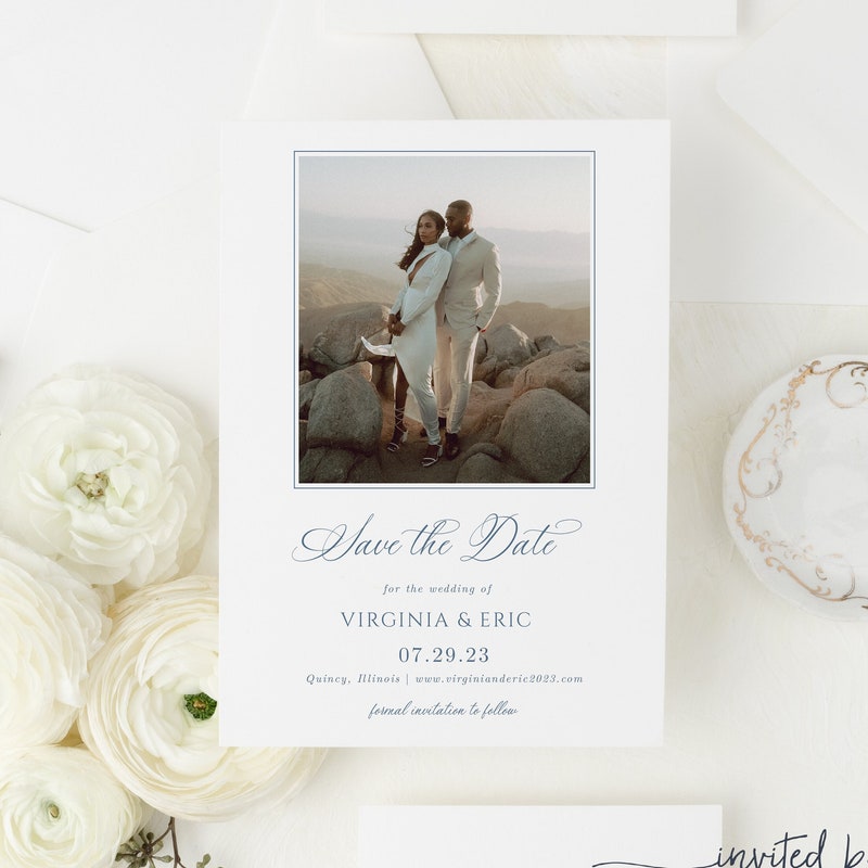 Save the Dates No Photo - Etsy