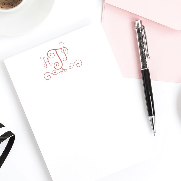 Monogrammed Memo Pad - Etsy