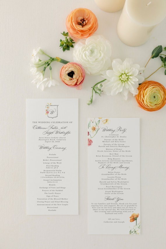 Catholic wedding order of events | Honestweddingadvice.com
