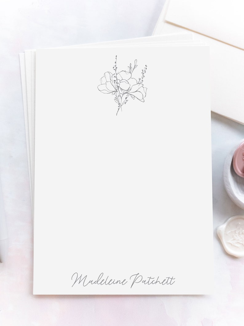 Personalized Letter Writing Stationery Set Customized Gift | Etsy