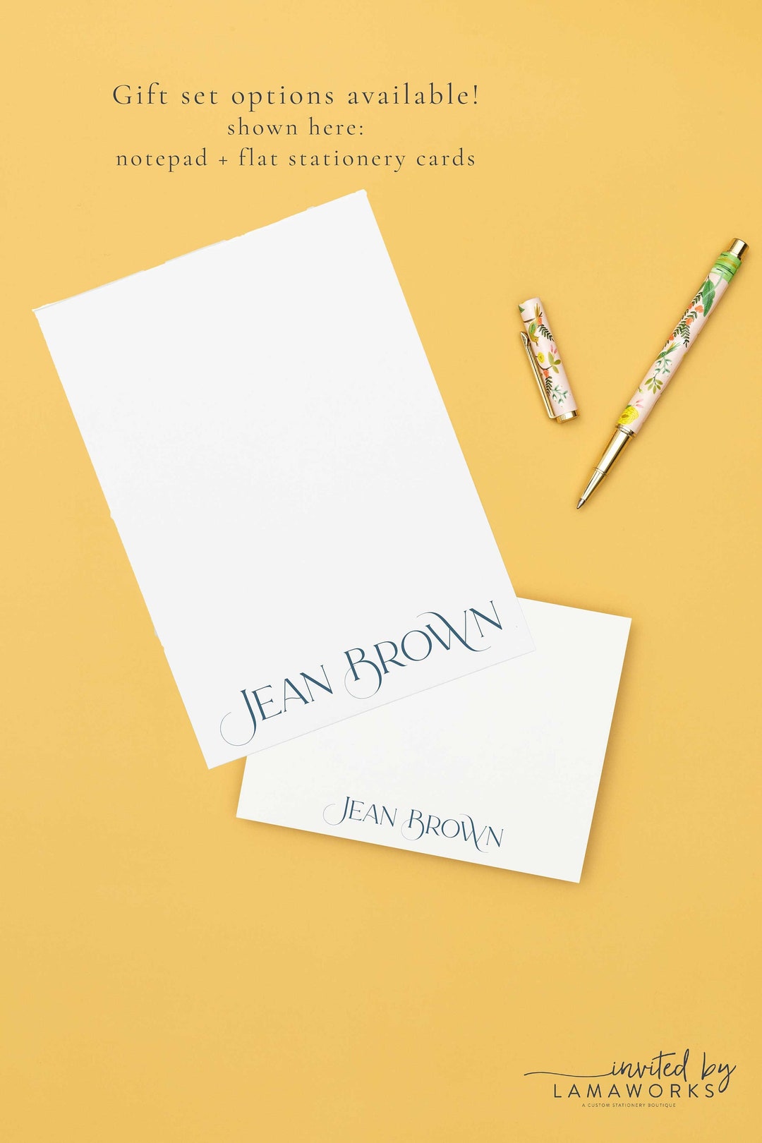 Personalized Notepad With Name, Custom Notepad Teachers, Cute ...