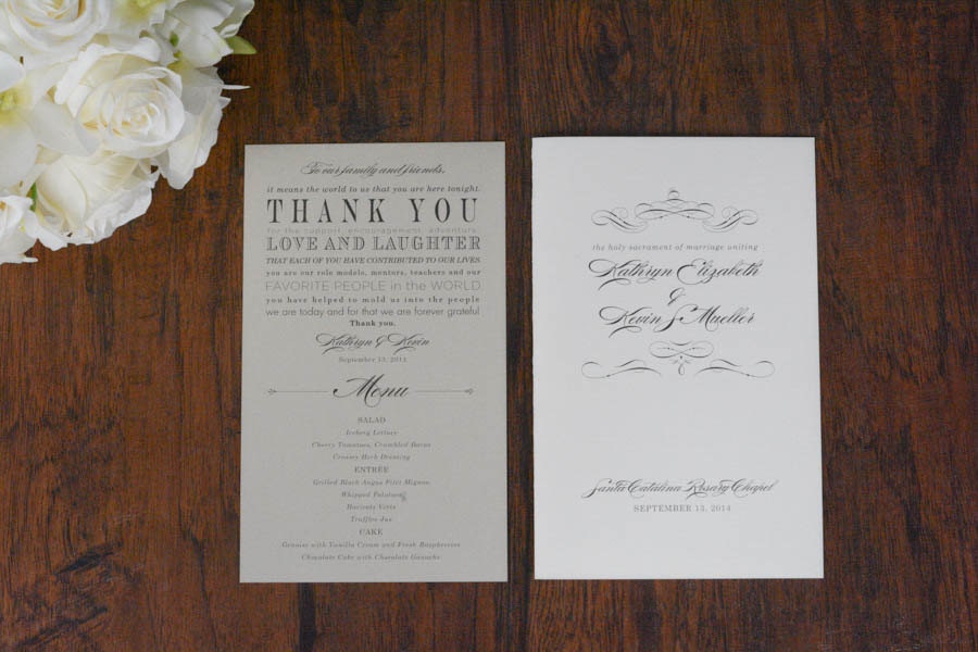 Formal Wedding Program Book Folded Program Elegant Wedding | Etsy