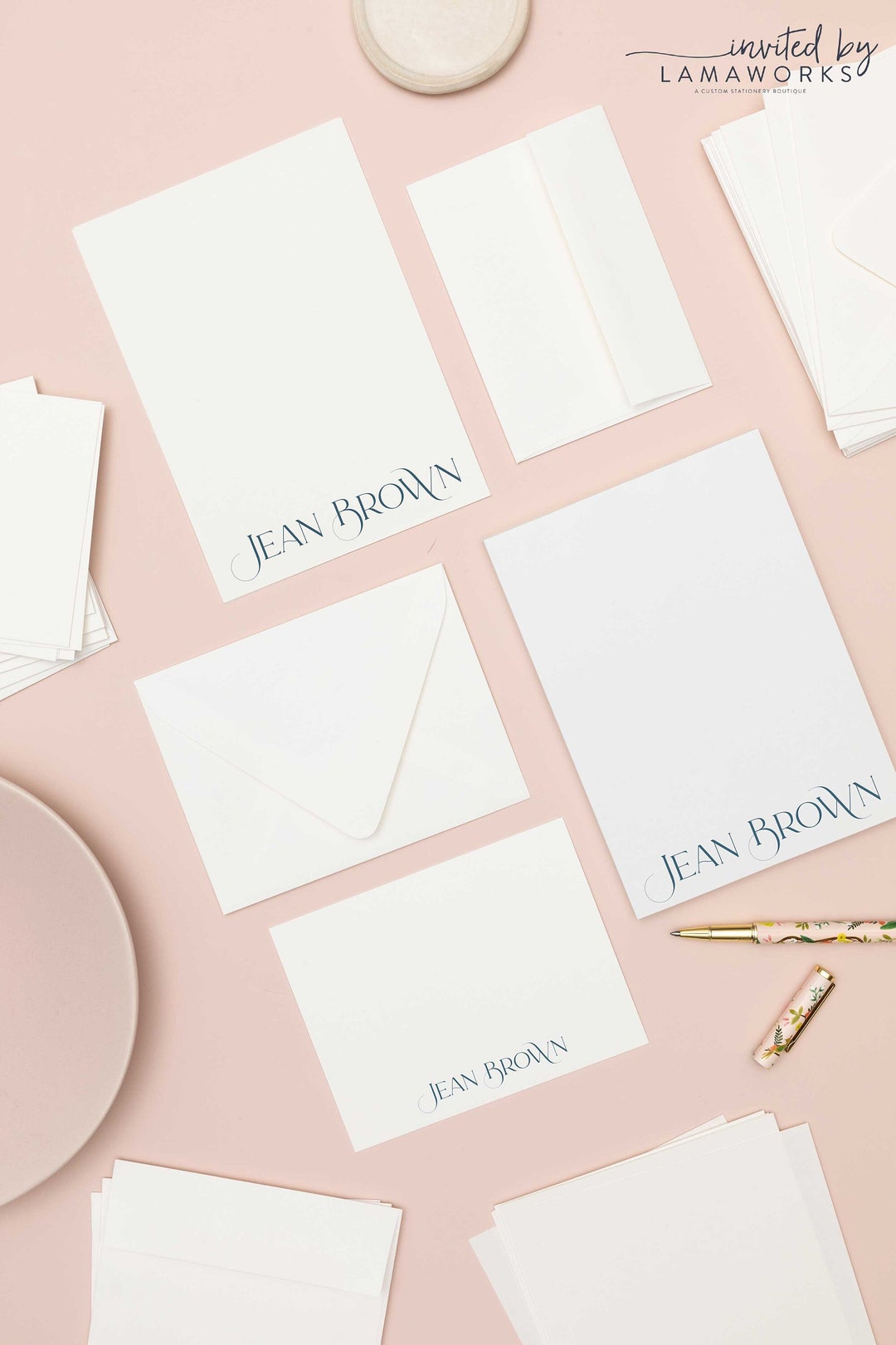 Personalized Letter Writing Stationery Set With Name | Customized ...